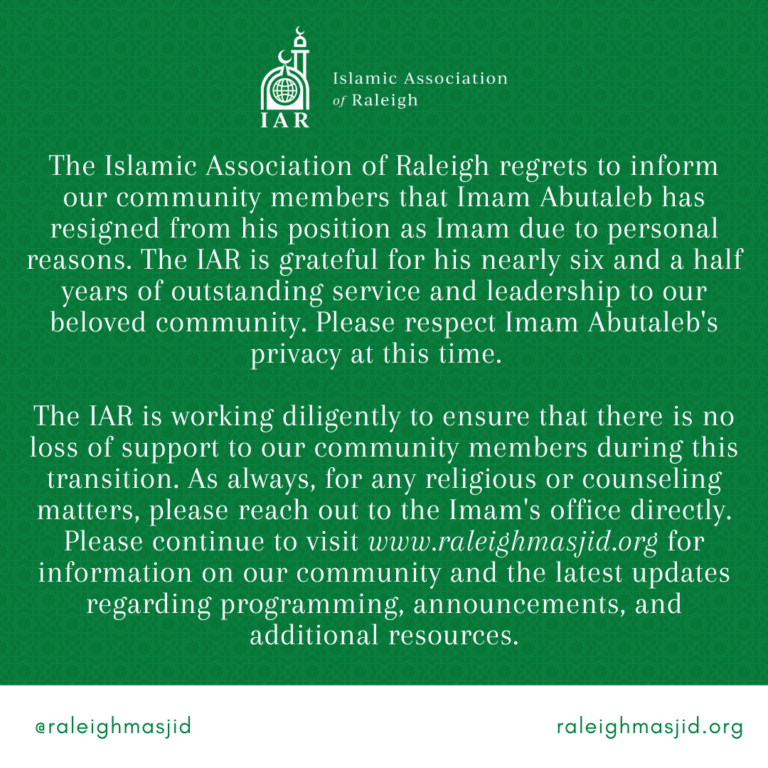 homepage-new - Islamic Association of Raleigh