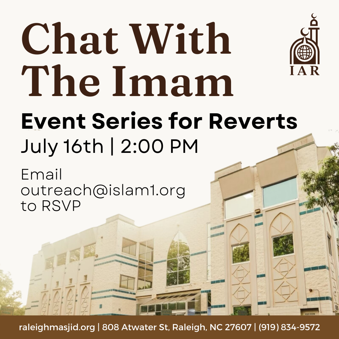 New Programs at Your Masjid - Islamic Association of Raleigh