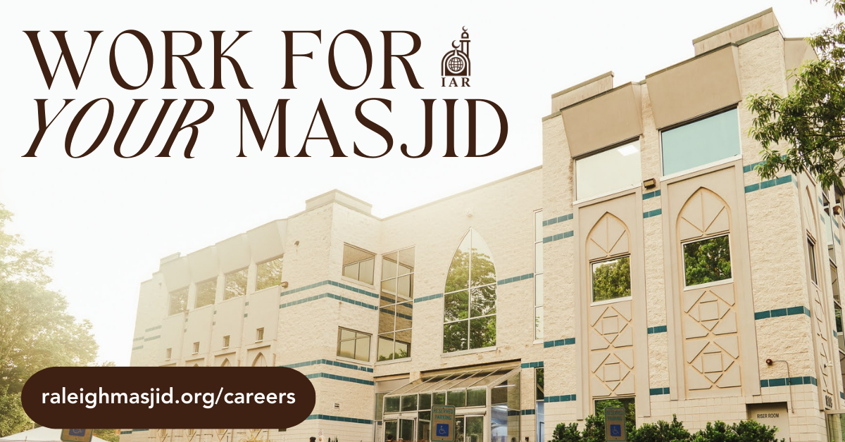 Careers - Islamic Association of Raleigh