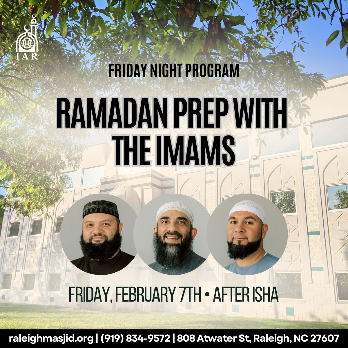 Programs - Islamic Association of Raleigh